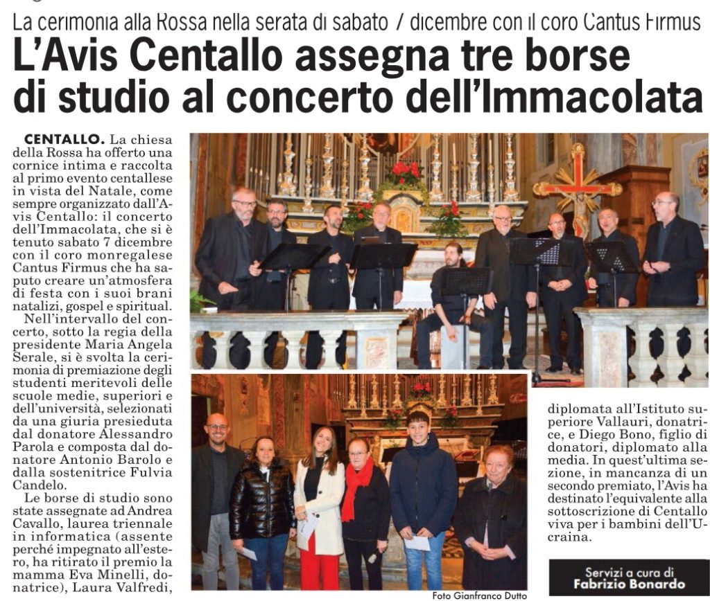 avis centallo - CSV Cuneo